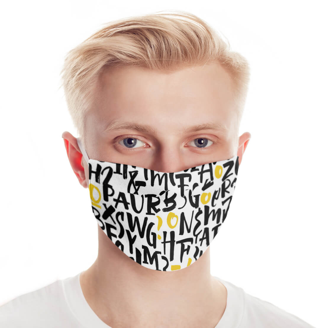 Print Ship - Buy Alphabets And Numbers Designer Mask in India Online ...