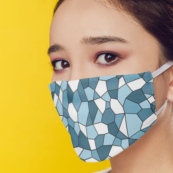 Print Ship - Buy Blue Mosaic Custom Printed Mask in India Online ...