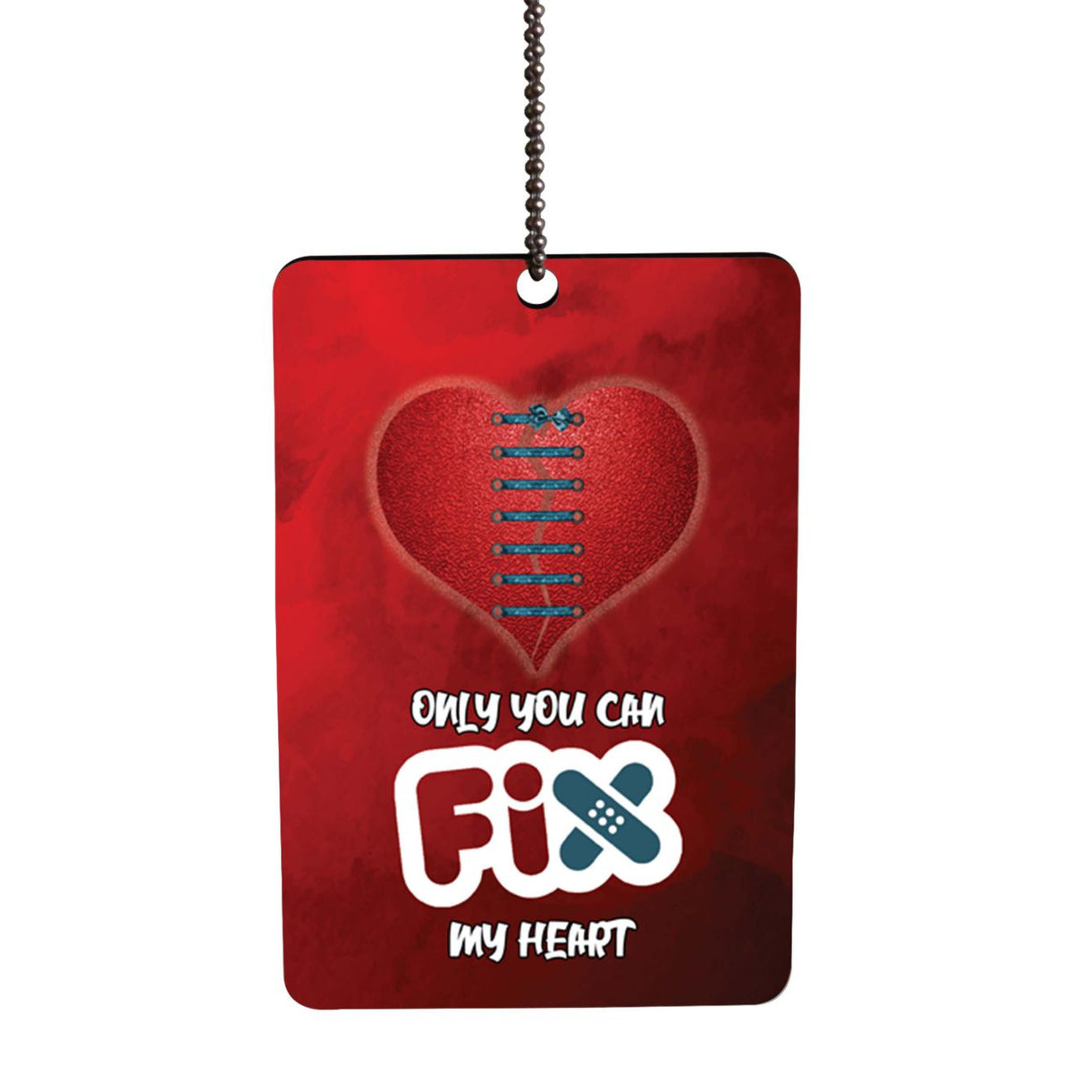 YuBingo - Buy Fix My Heart Design Own Car Hanging Online in India ...